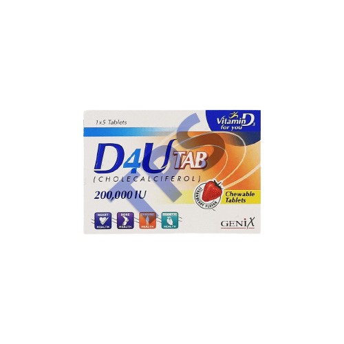 D4U 200,000IU Tablets - Time Medical