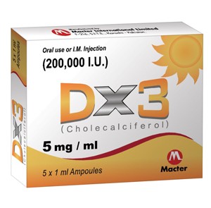 Dx3 Injection 5mg/ml-1X5's (Blister) - Time Medical