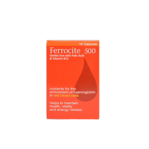 Ferrocite 500mg Capsules 15s - Time Medical