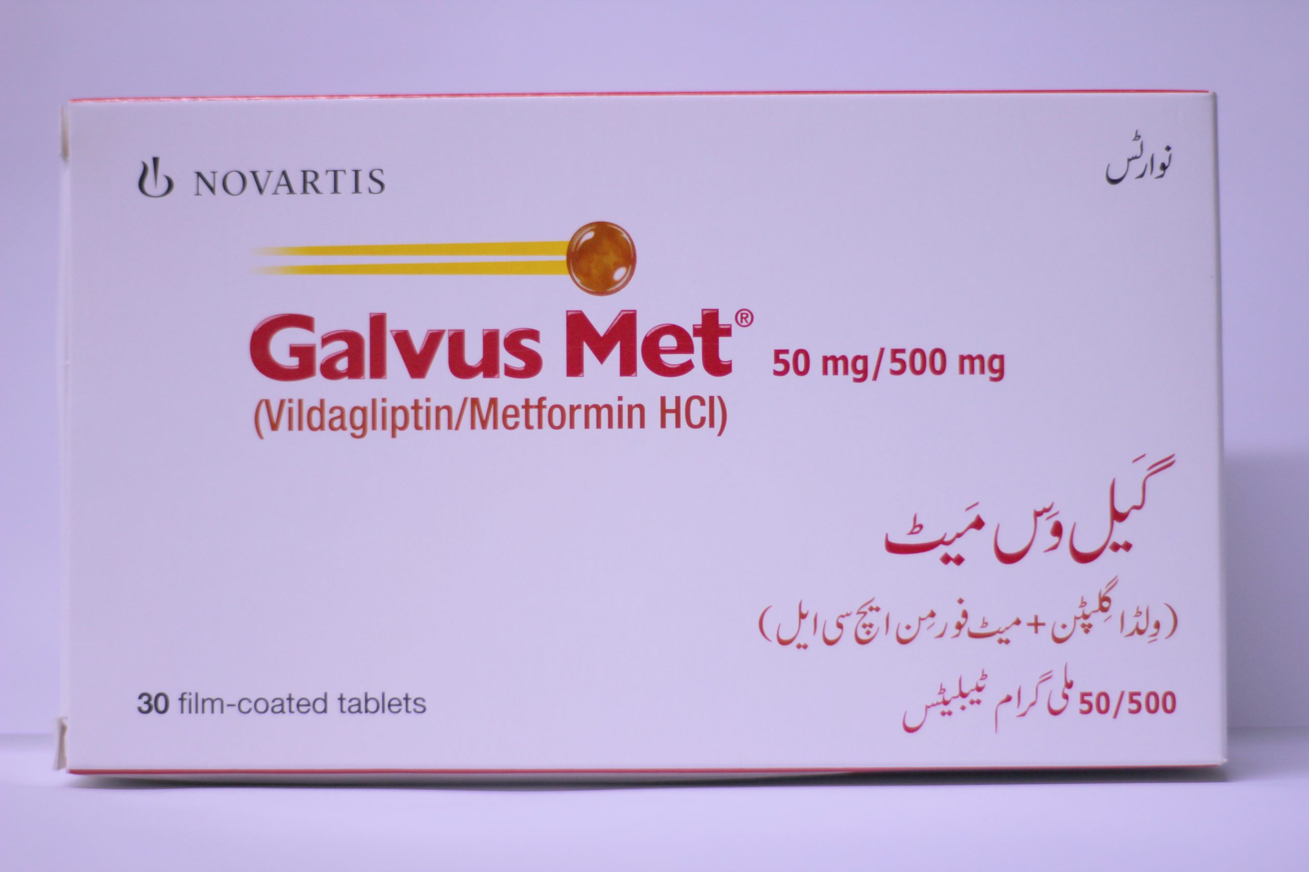 Galvus Met 50/500mg Tablets - Time Medical