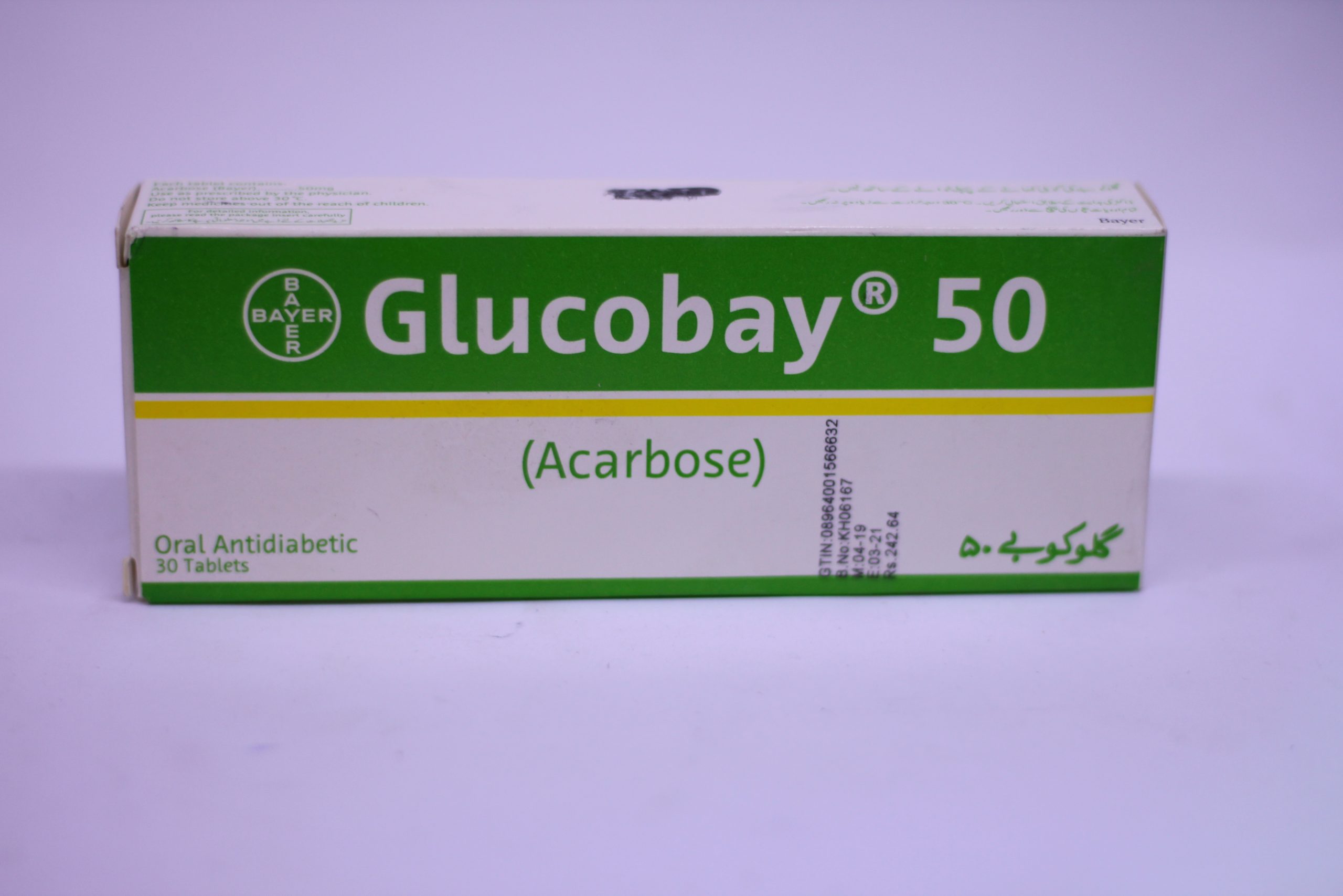GLucobay 50mg Tablets - Time Medical