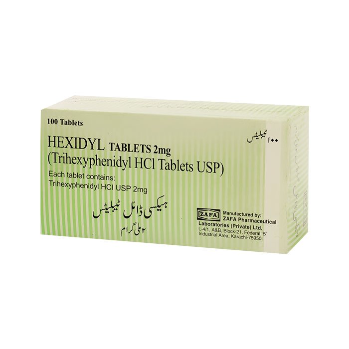 Hexidyl 2mg Tablets - Time Medical