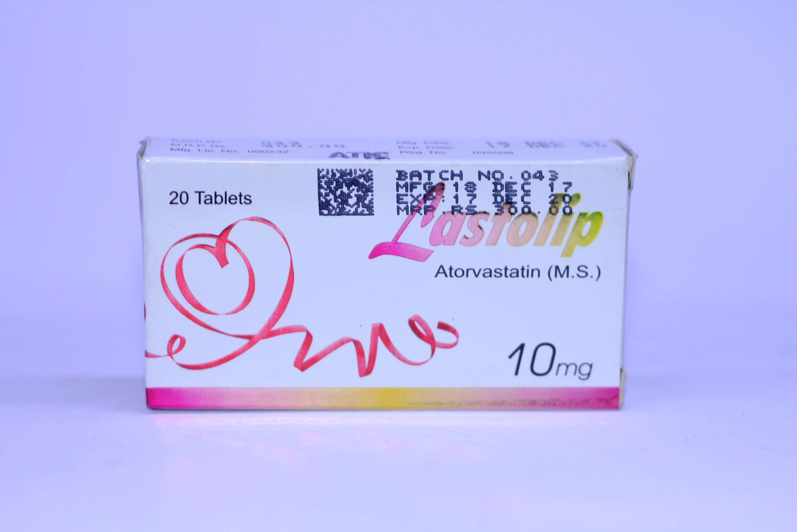 Lastolip 10mg Tablets - Time Medical