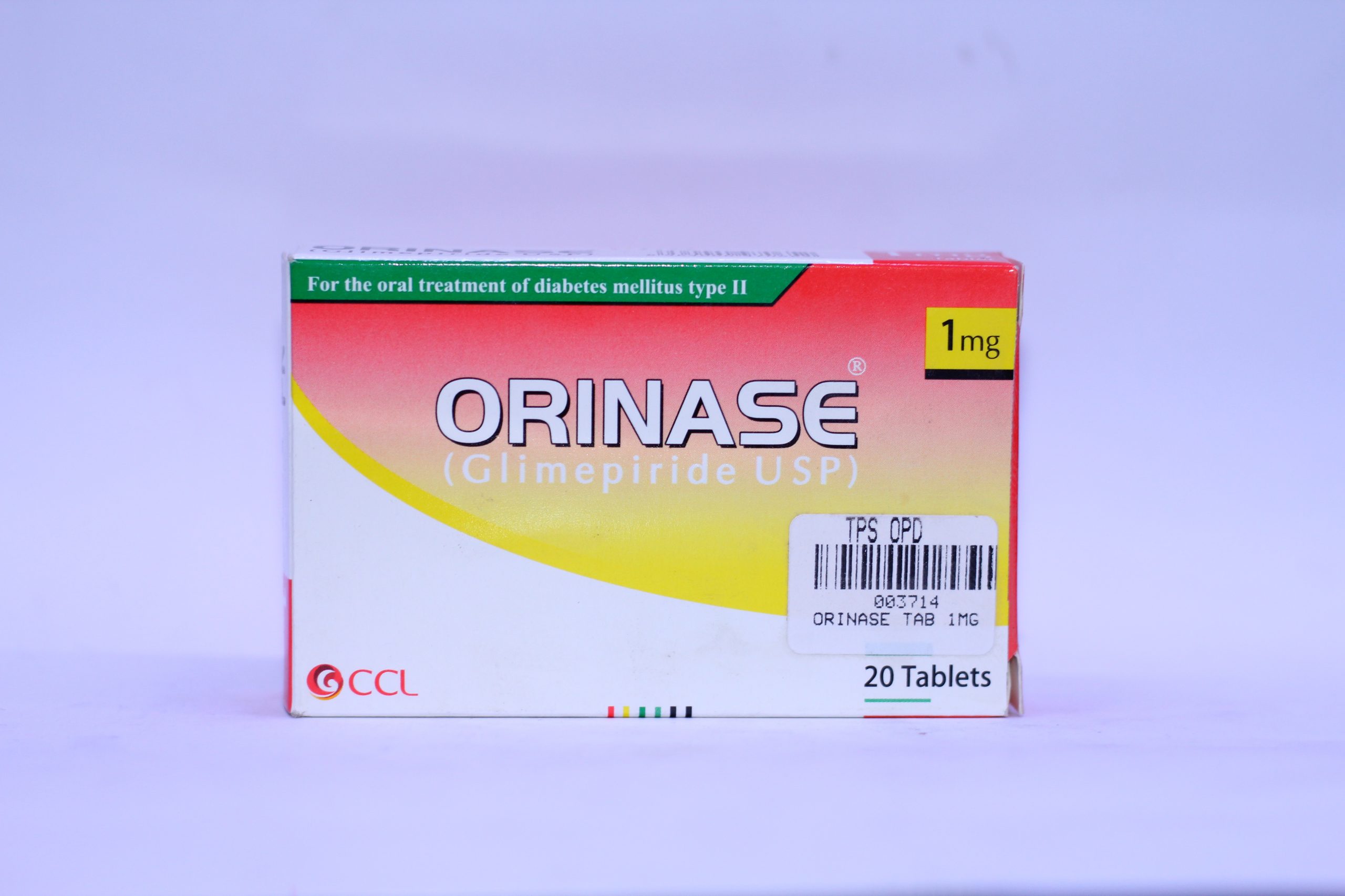 Orinase 1Mg Tablets - Time Medical