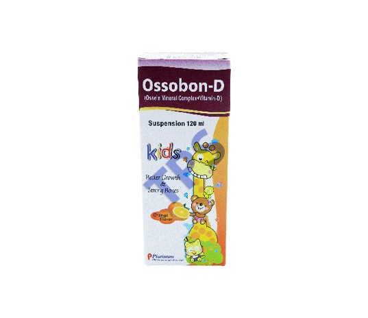 Ossobon-D Kids Suspension 120ml - Time Medical