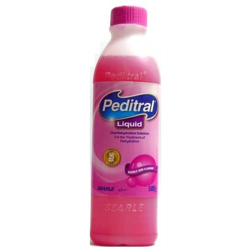 Peditral Oral Soln Bubble Gum 500ml - Time Medical