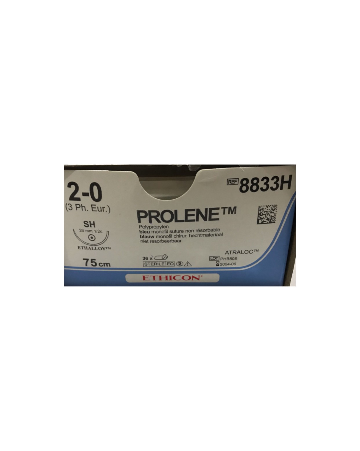 Prolene 2-0 8833H 26MMRB - Time Medical