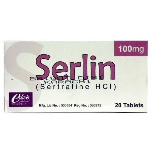 Serlin 100mg Tablets - Time Medical