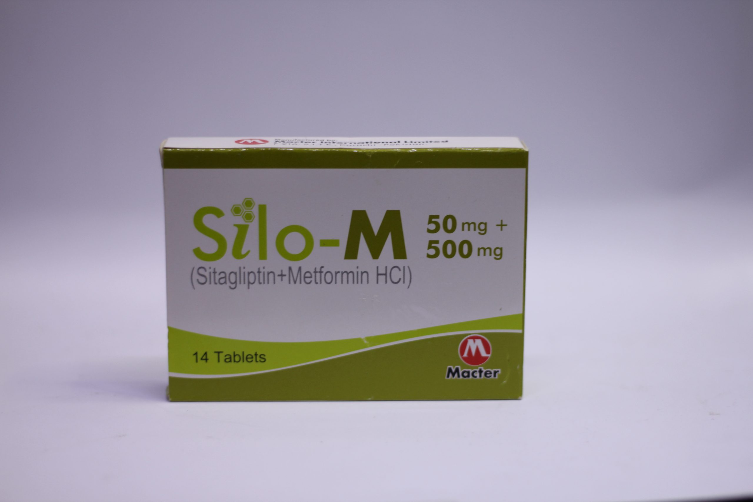 Silo-M 50+500mg Tablets - Time Medical