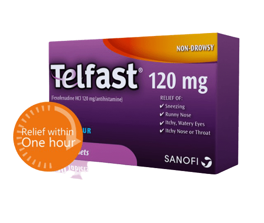 Telfast 120mg Tablets - Time Medical