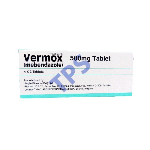 Vermox 500mg Tablets - Time Medical