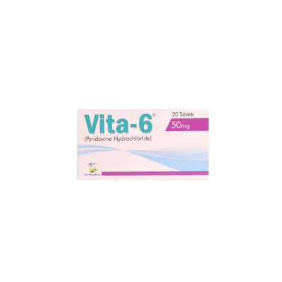 VITA 6 50MG TABLETS - Time Medical