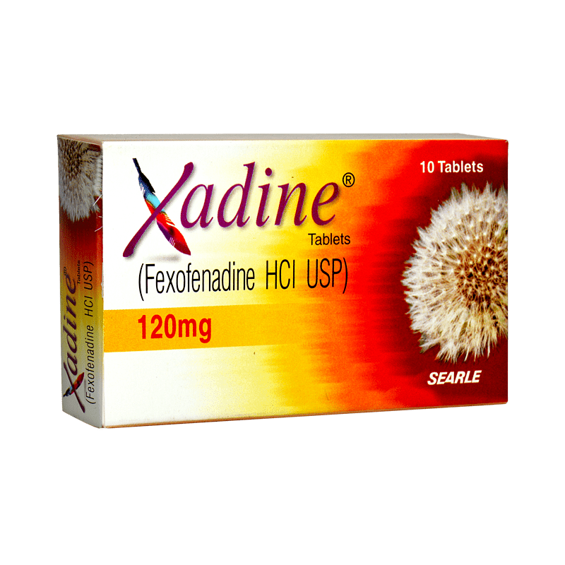 Xadine 120mg Tablets - Time Medical