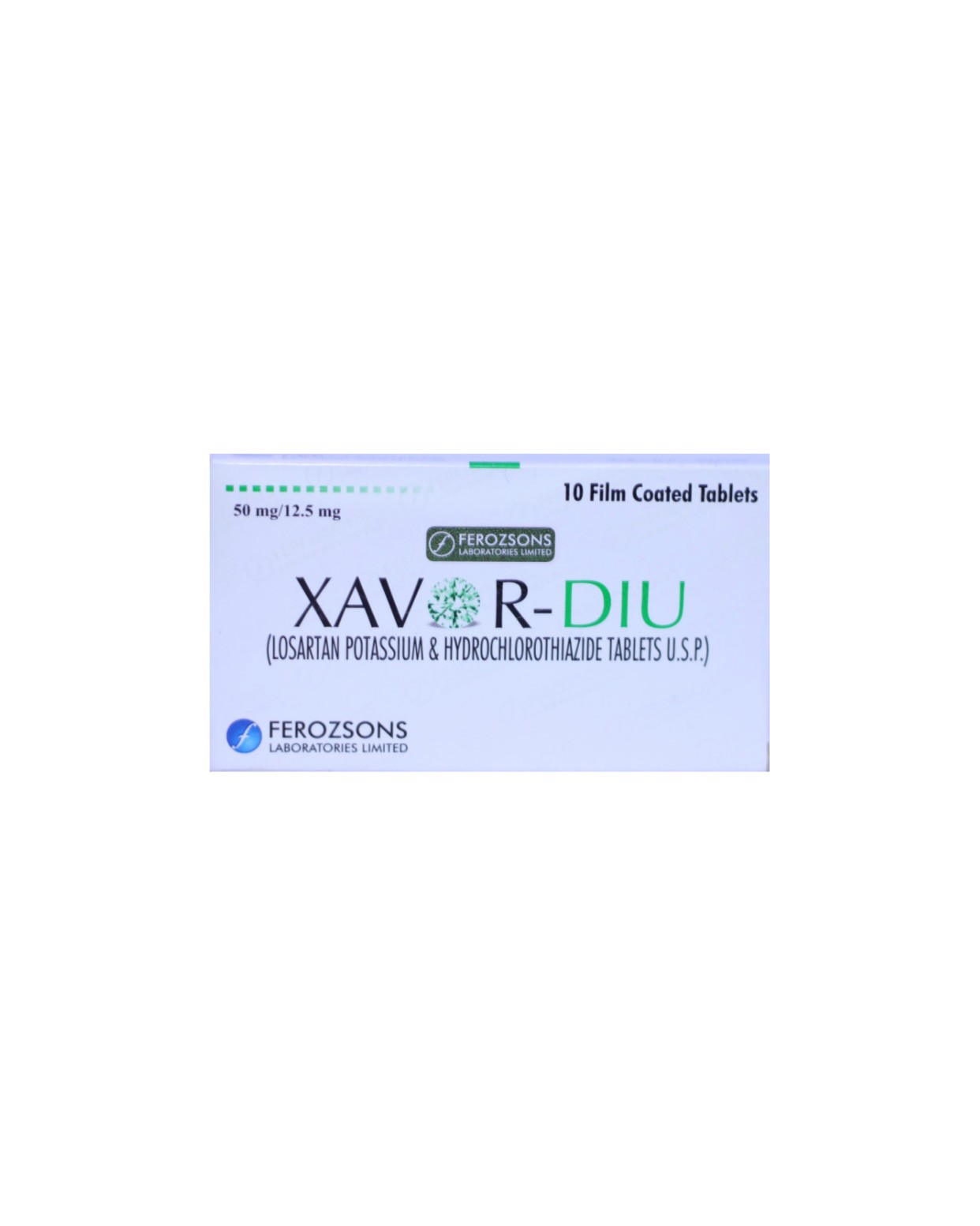 Xavor DIU 50/12.5mg Tablets - Time Medical