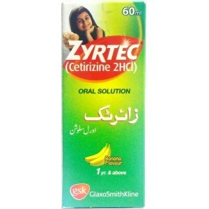 Zyrtec Oral Solution 60ml - Time Medical