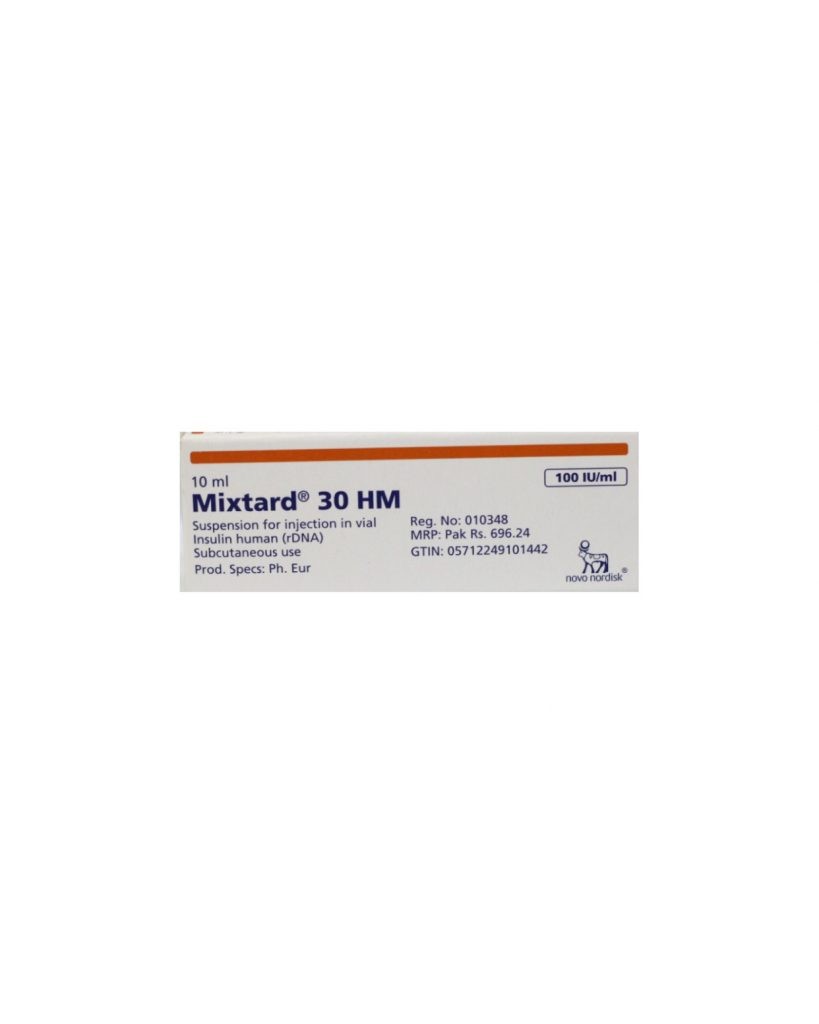 Mixtard Inj HM 30 10ML - Time Medical