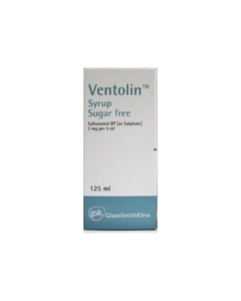 Ventolin (Sugar Free) 125ml Syrup - Time Medical