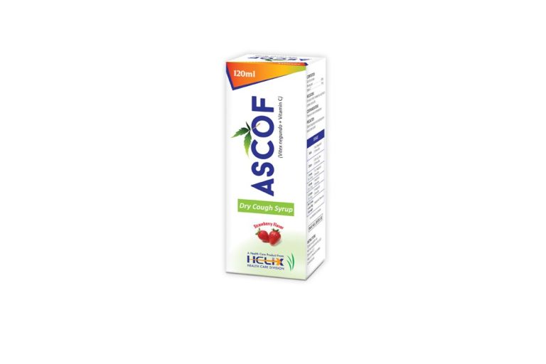Ascof Dry Cough Syrup 120ml - Time Medical