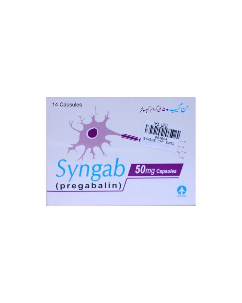 Syngab 50mg Capsules - Time Medical