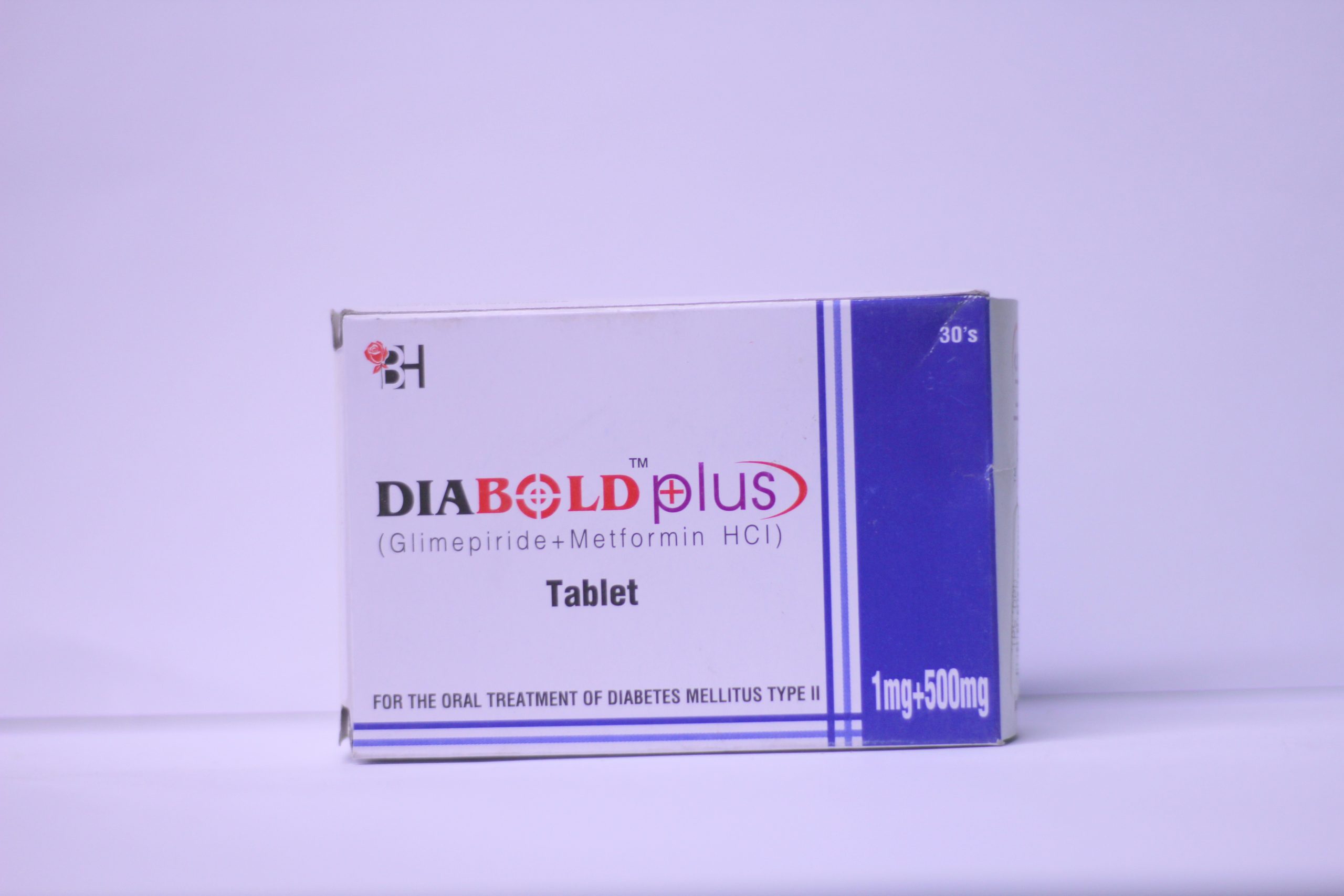 Diabold Plus 1mg+500mg Tablets - Time Medical