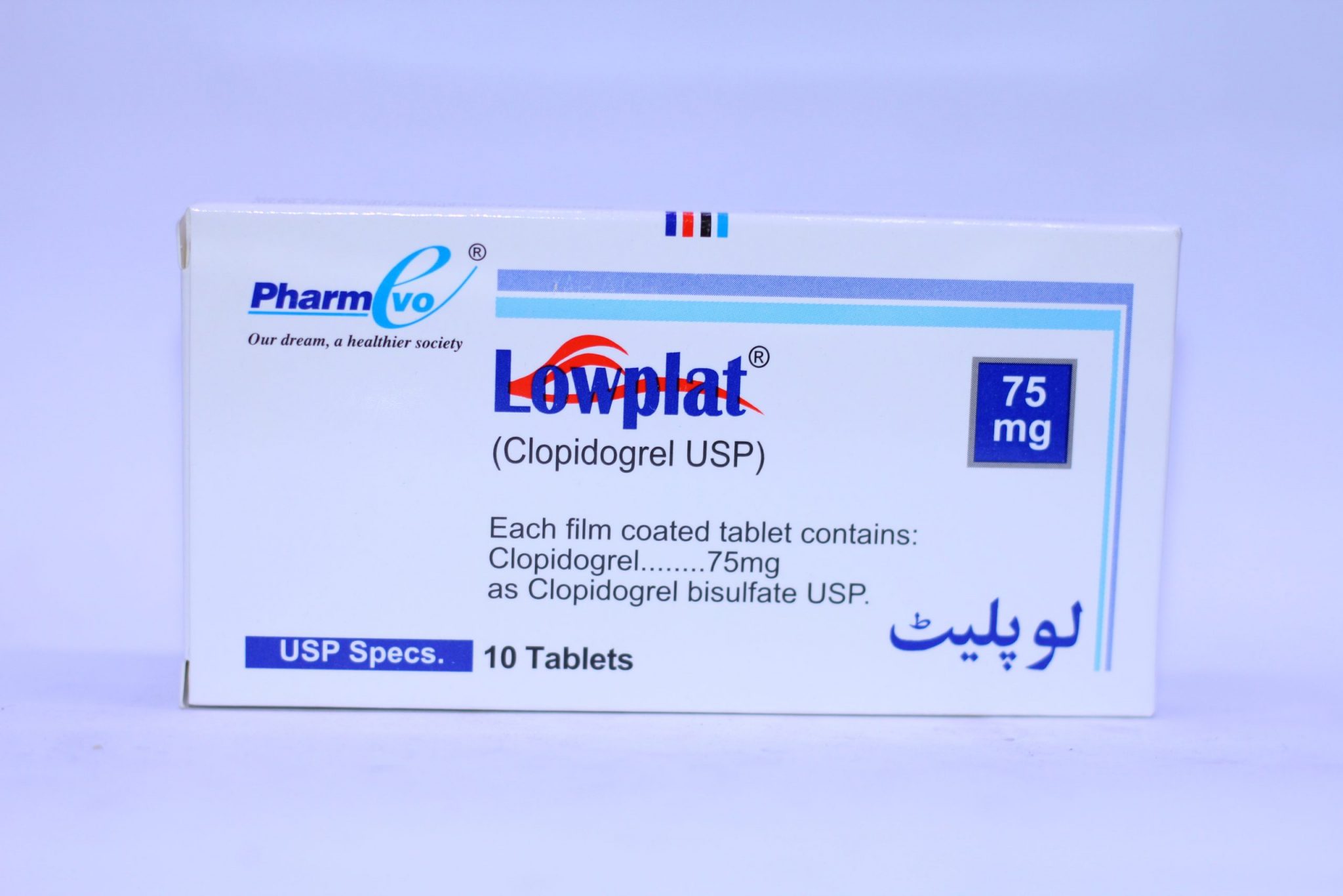 Lowplat 75mg Tablets - Time Medical
