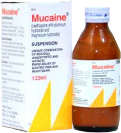 Mucaine syrup 120ml - Time Medical