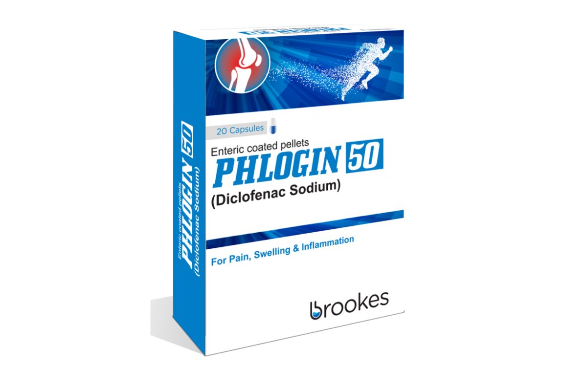 Phlogin 50mg Capsules - Time Medical
