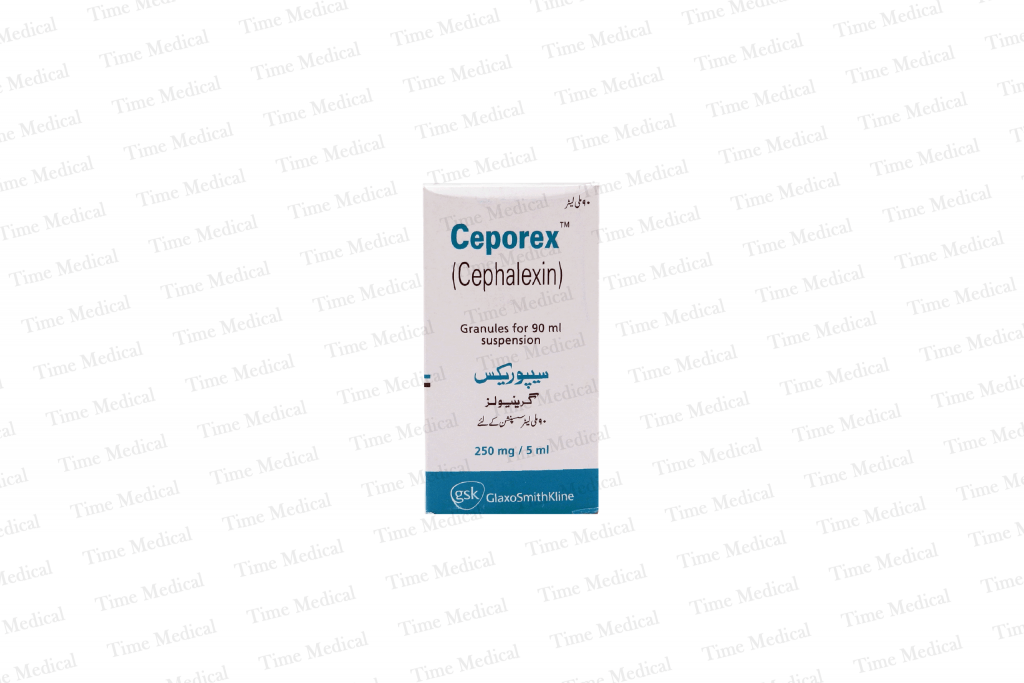 Ceporex Suspension 250mg/5ml 90ml - Time Medical