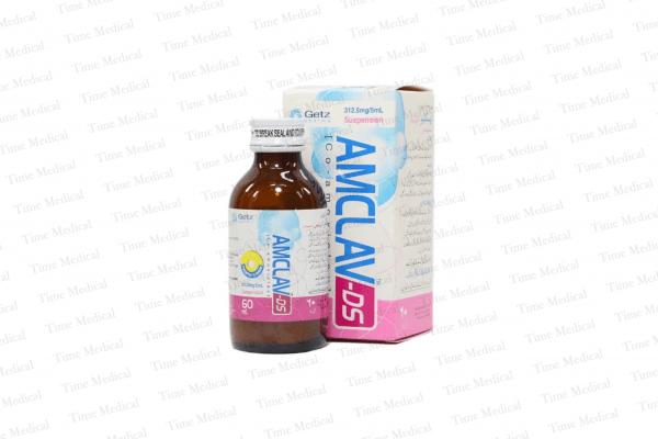 Amclav Ds Suspension 60ml - Time Medical
