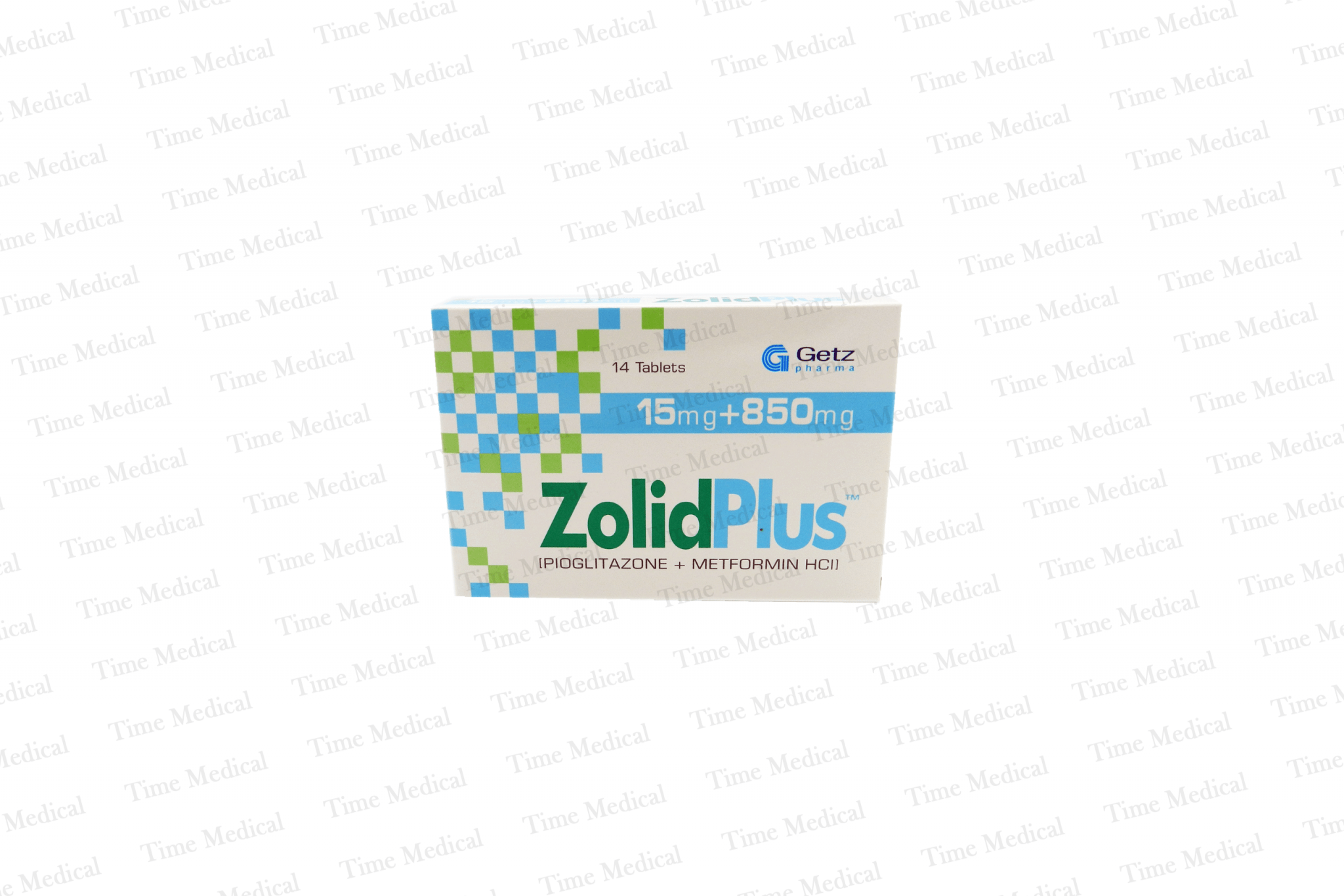 Zolid Plus Tablet 15/850mg - Time Medical