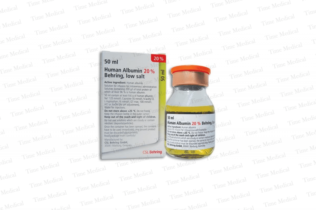 Human Albumin 20% Behring Low Salt 100ML - Time Medical