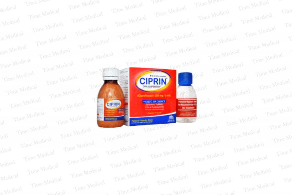 Ciprin Suspension 250mg/5ml 90ml - Time Medical