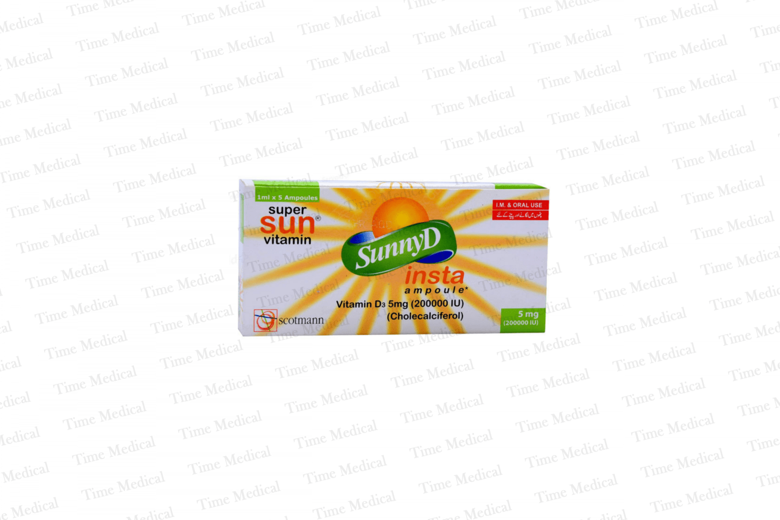 Sunny D Insta Injection 200000IU - Time Medical