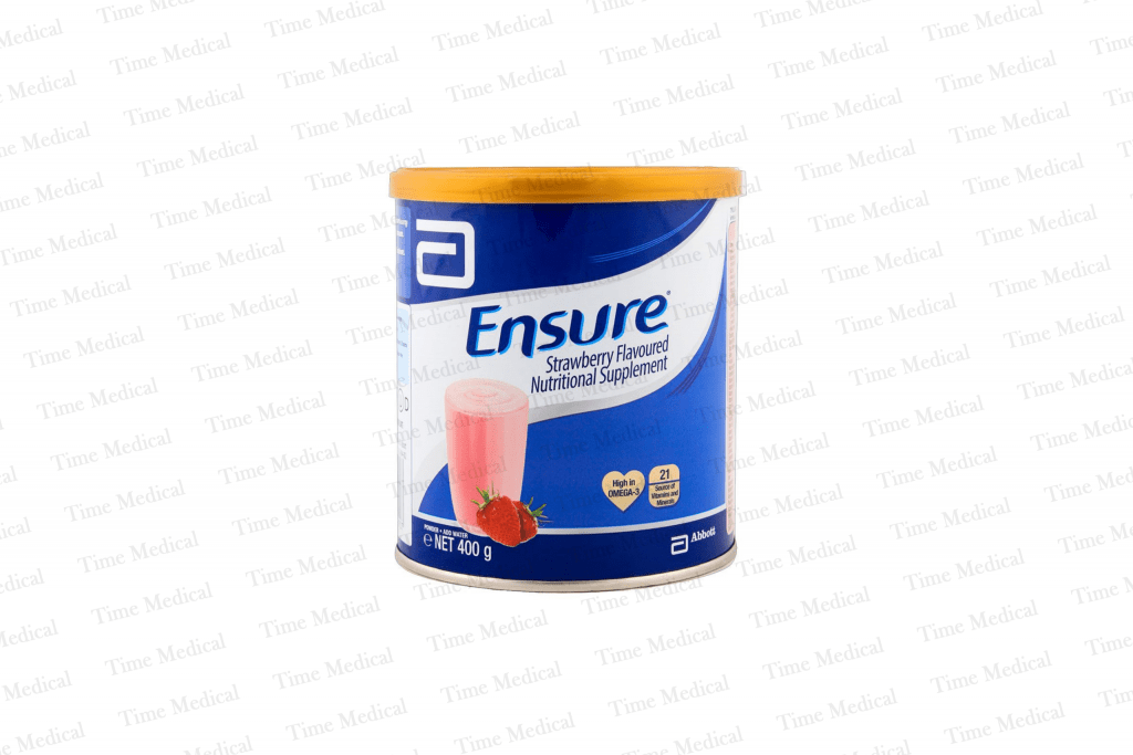 Ensure StrawBerry Flovoured Milk 400gm - Time Medical
