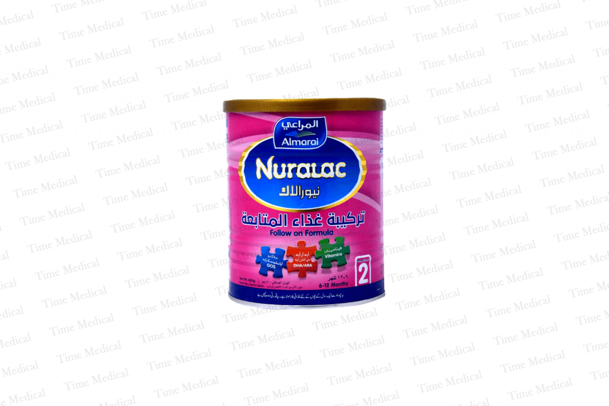 NuraLac 2 Milk 400gm - Time Medical