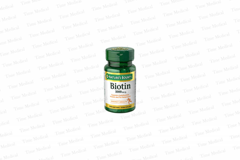 Nature's Bounty Biotin Tab 1000mcg - Time Medical
