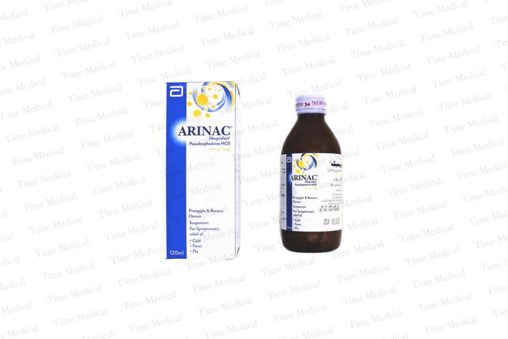 Arinac Suspension 120ml - Time Medical