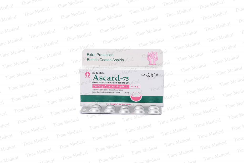 Ascard 75mg Tablets - Time Medical