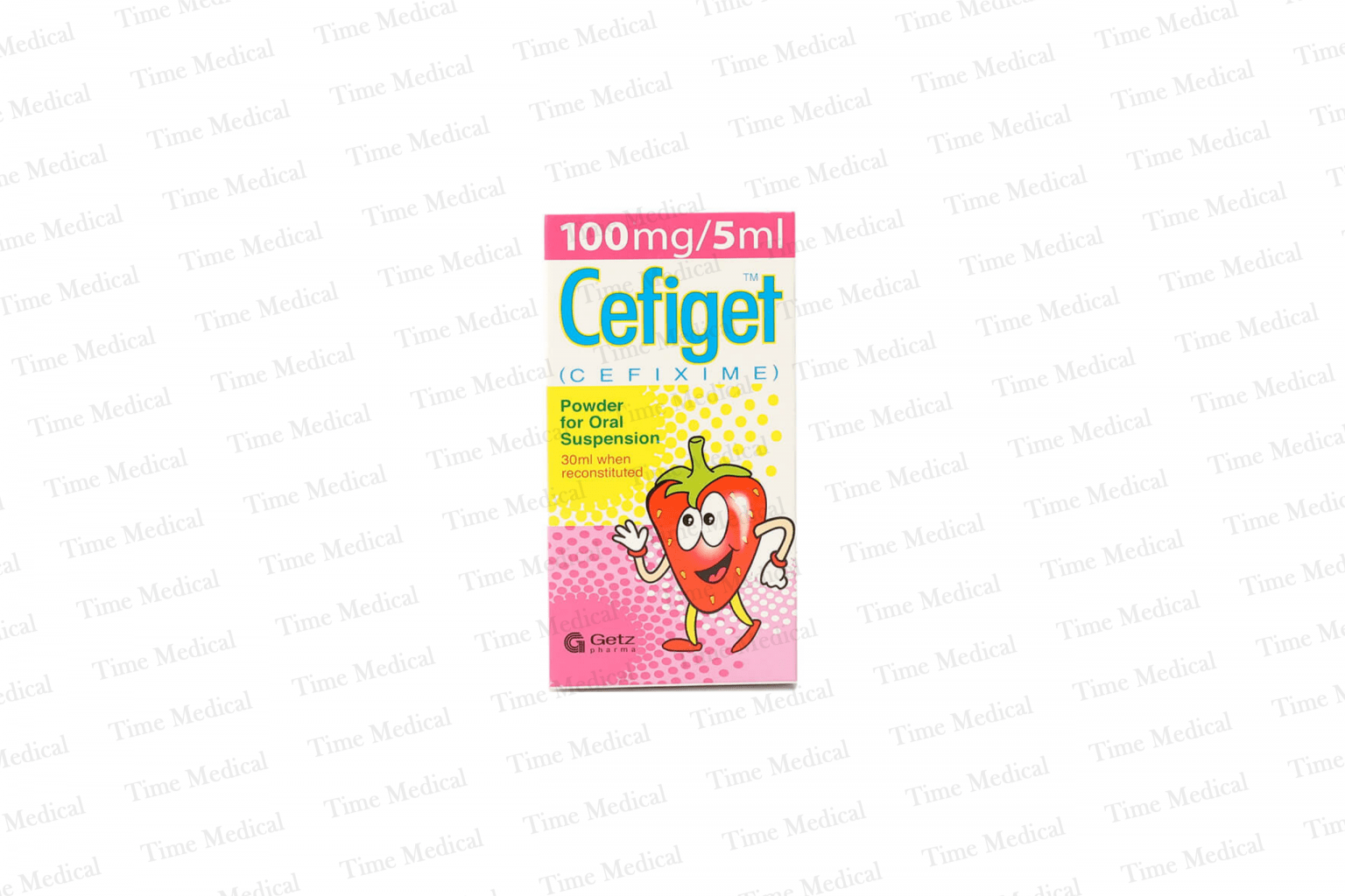 Cefiget 100mg/5ml Suspension - Time Medical