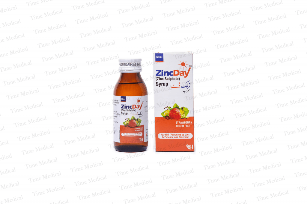 Zincday Syrup 60ml - Time Medical