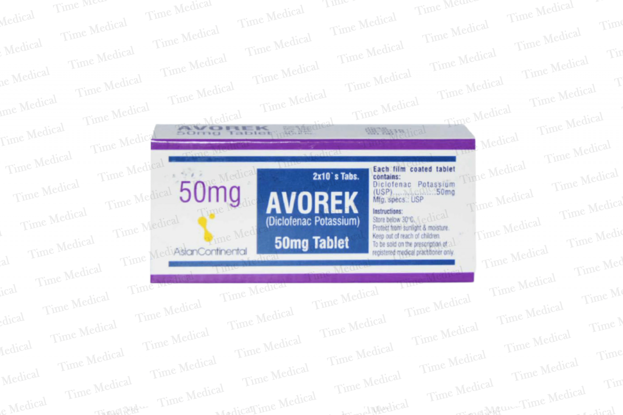 Avorek Tablet 50mg - Time Medical