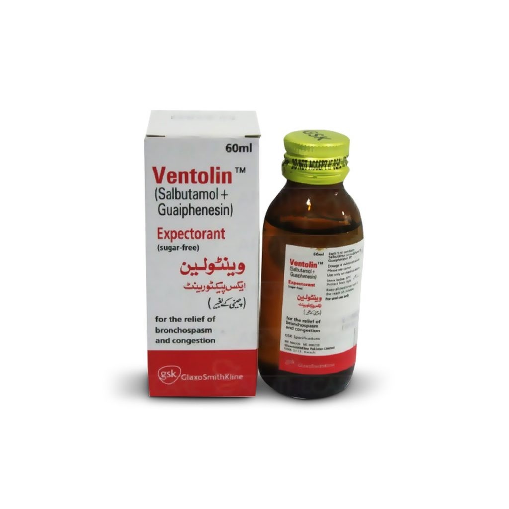 Ventolin Expectorant 120ml - Time Medical