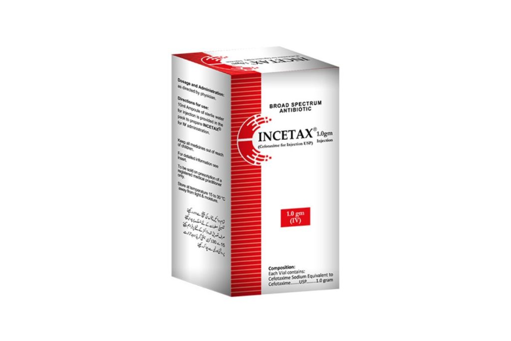 Incetax 1gm Injection IM/IV (1 vial) - Time Medical