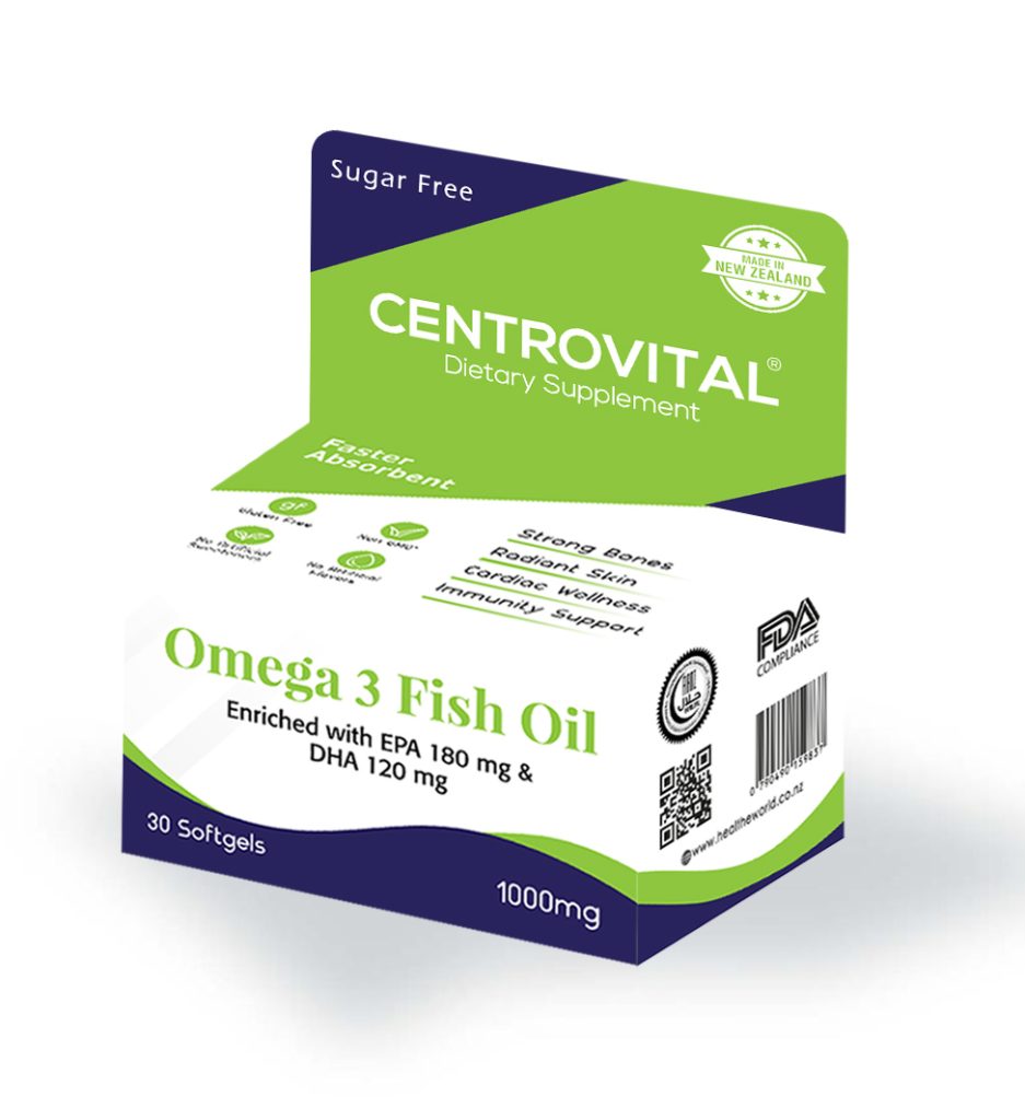 Centrovital Omega 3 Fish Oil - Time Medical