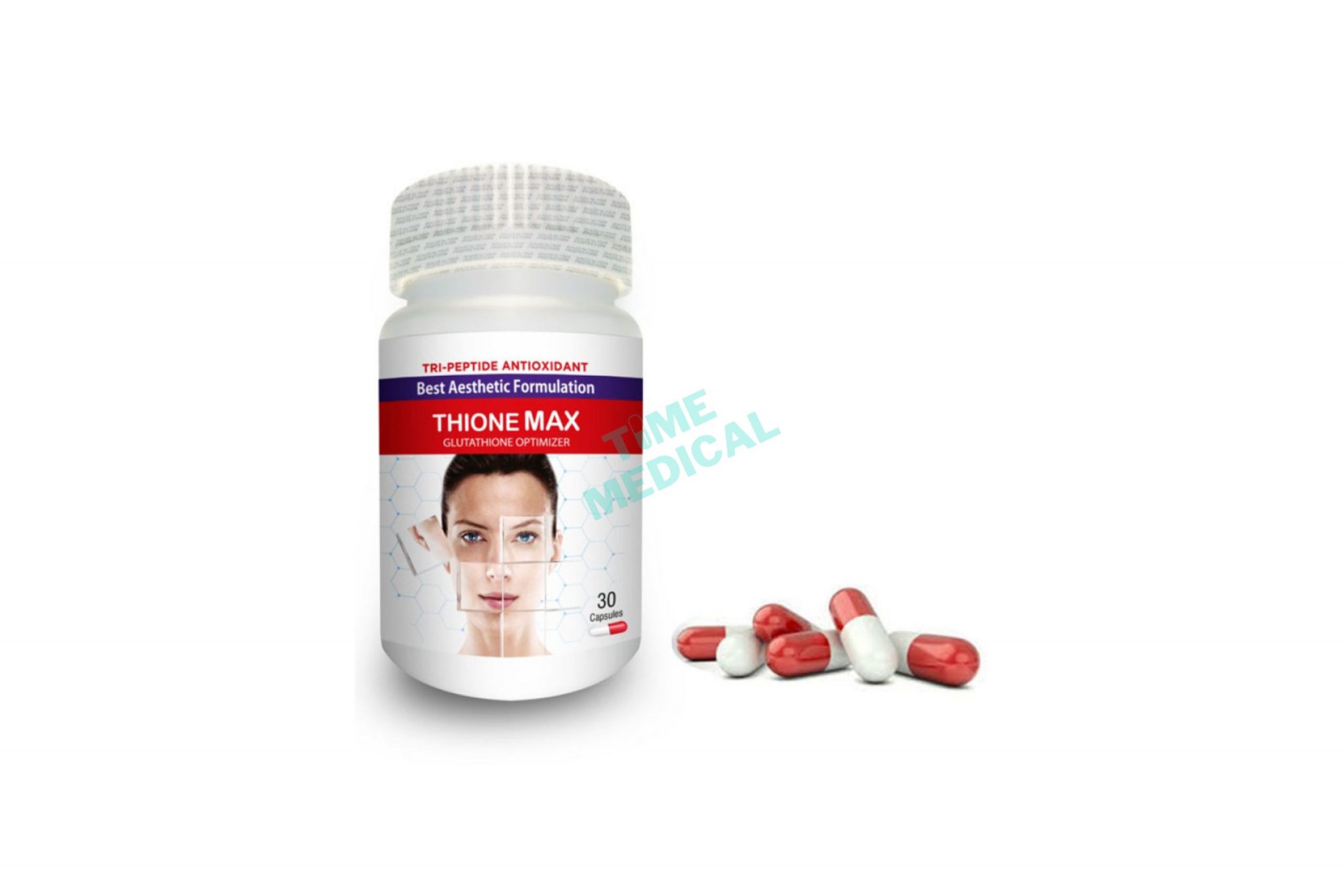 ThioneMax Glutathione Skin Whitening Supplement - Time Medical