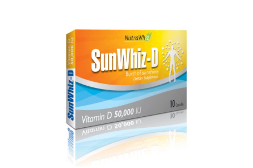 SunWhiz D Capsules (50,000 IU) - Time Medical